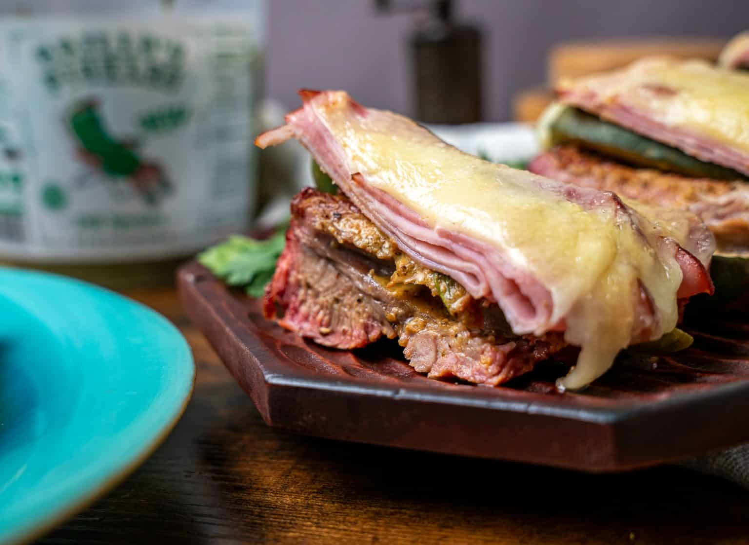 Keto Cuban Sandwich inspired Boneless Pork Ribs - Culinary Lion